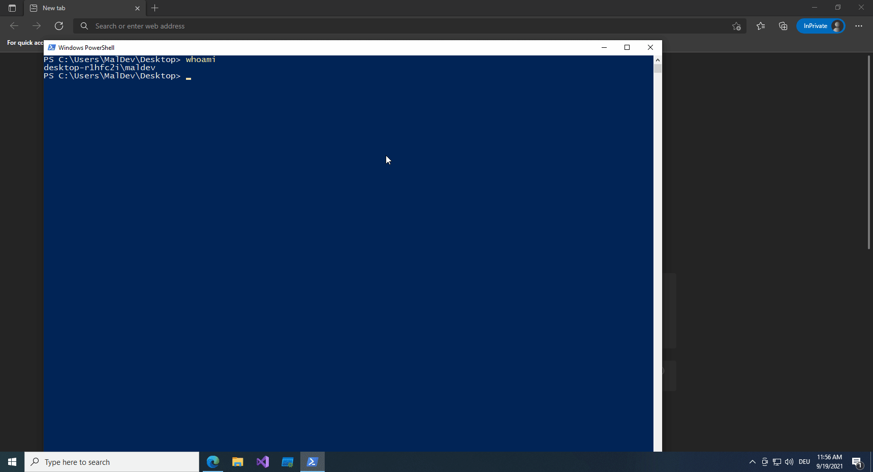Malware Living Off The Land Creating Fileless Powershell Malware Maximilian Marx 8999
